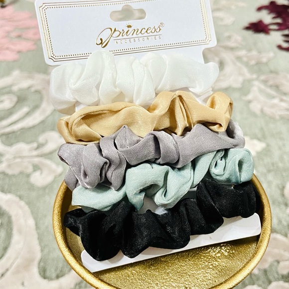 Accessories | Newsatin Neutral Scrunchie Set | Poshmark
